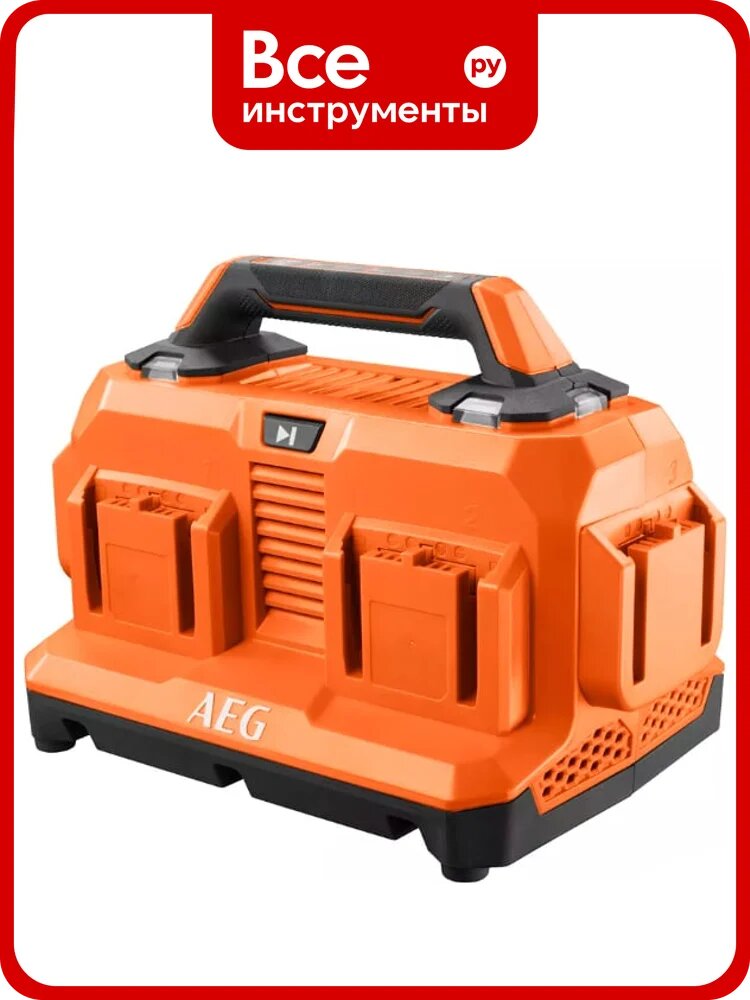 Зарядное устройство AEG BL18C6, для аккумуляторов AEG PRO18V, 6 портов, 18В