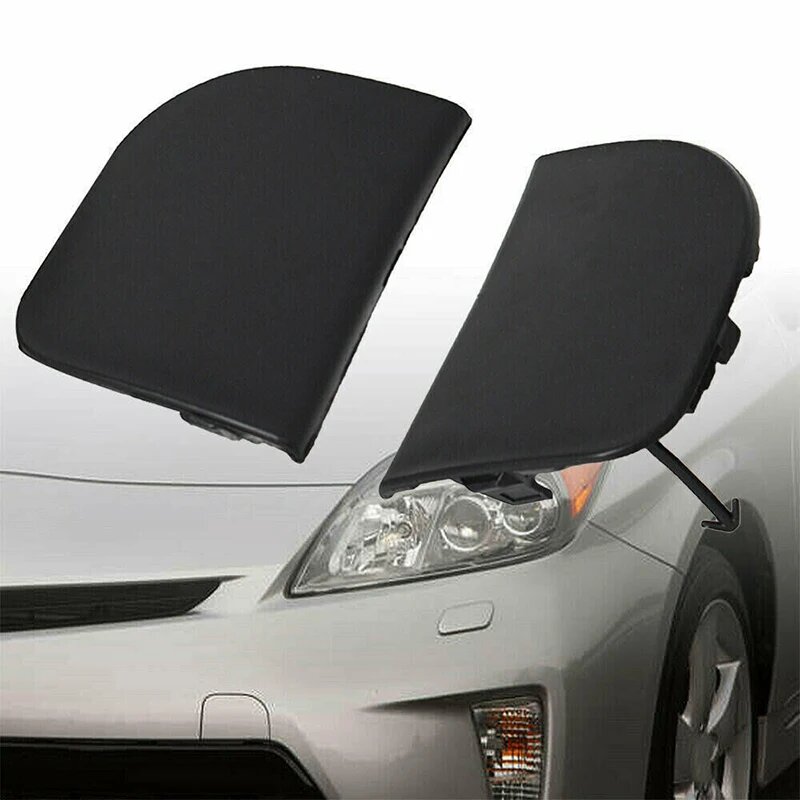 2x Заглушки буксировочного крюка переднего бампера для Toyota Prius 2012-2015, левая и правая сторона, артикулы 52128-47903, 52127-47903