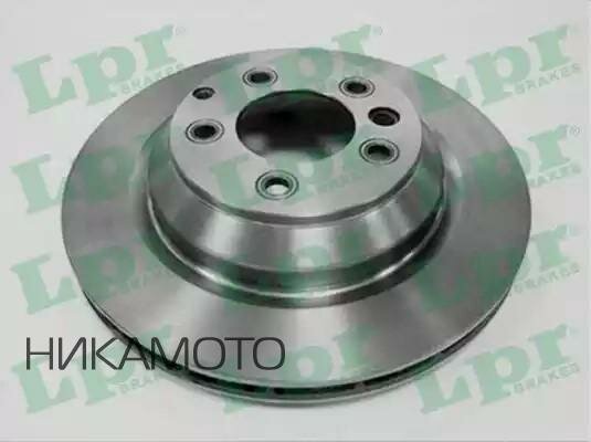 LPR P2014V Диск тормозной AUDI Q7 06-/PORSCHE CAYENNE 04-/VW TOUAREG 02-10 задний D 358мм.