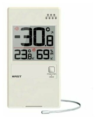 Оконный термогигрометр с выносным термосенсором RST 01595