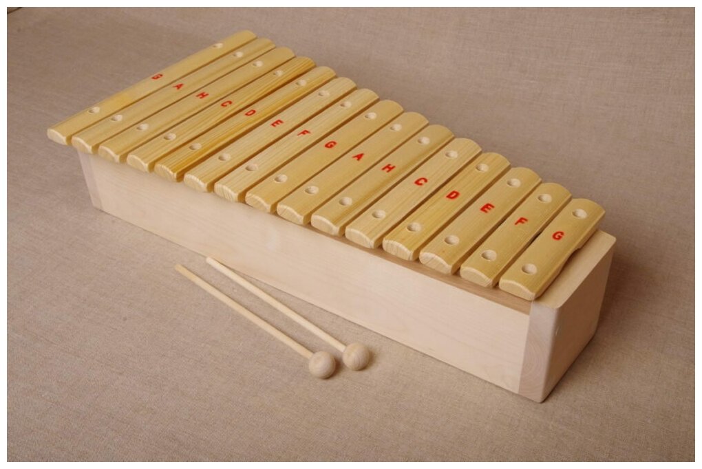 MS-K1-KS-09 Ксилофон диатонический До мажор (15 пластин), Мастерская Сереброва