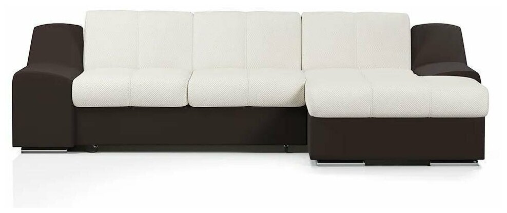 Угловой диван-кровать Чикаго, 286х180х83 см, механизм Дельфин, диван раскладной большой, с ящиком для белья