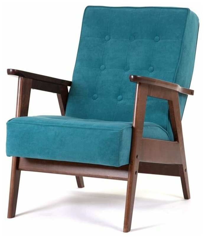 Кресло ретро (темный тон / RS29 - бирюзовый)