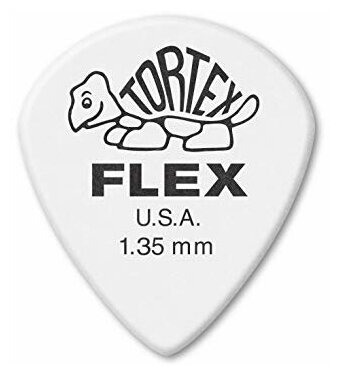 Набор медиаторов Dunlop 466P1.35 Tortex Flex Jazz III XL, 1.35 мм, упаковка 12 шт.