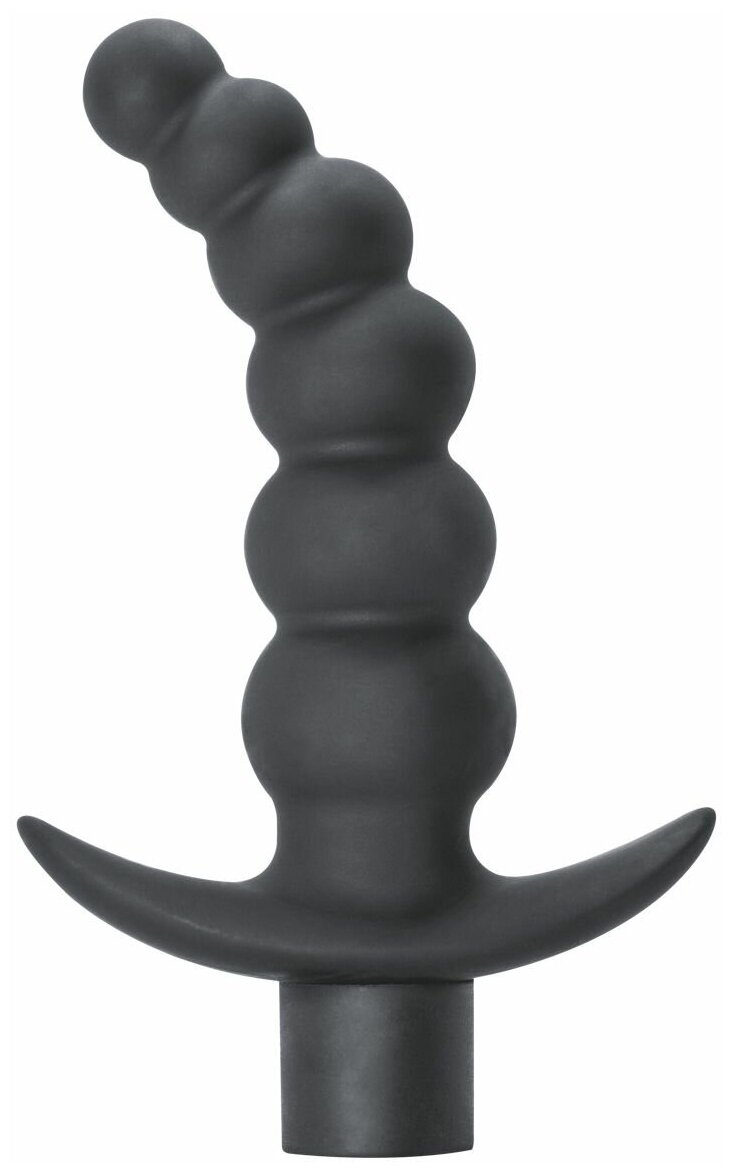 Анальная ёлочка с вибрацией Lola Toys Ecstasy, серая