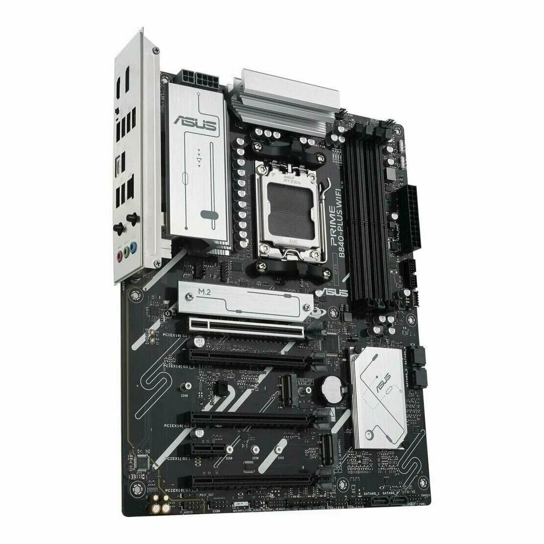 Материнская плата Asus PRIME B840-PLUS WIFI (90MB1IZ0-M0EAY0) черный, Socket AM5 AMD B840 4xDDR5 ATX