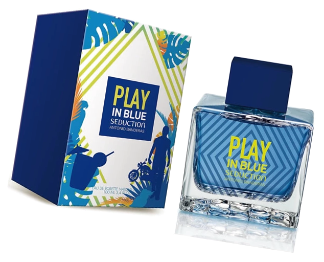 Eau de toilette для мужчин Antonio Banderas Play In Blue Seduction For Men 100 мл - Плей Ин Блю