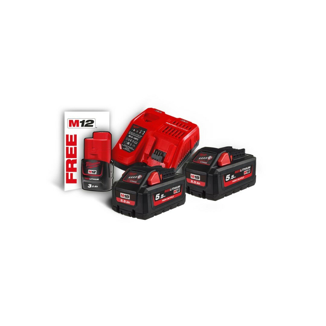 Аккумулятор с зарядным устройством Milwaukee M18 HNRG-552 (4933464713)