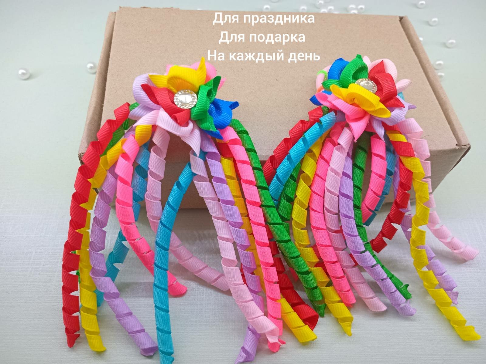 Банты для волос ручной работы