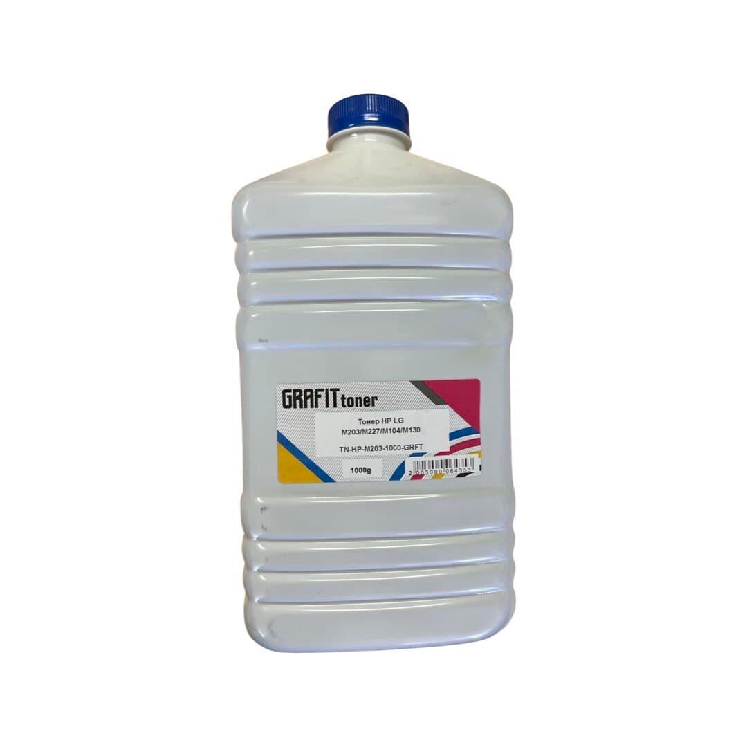 Тонер TN-HP-M203 для HP LaserJet M132a, M227sdn, M132nw, M104a, M227fdn, M203dn, M132fn, M227fdw, M104w 1 кг Grafit