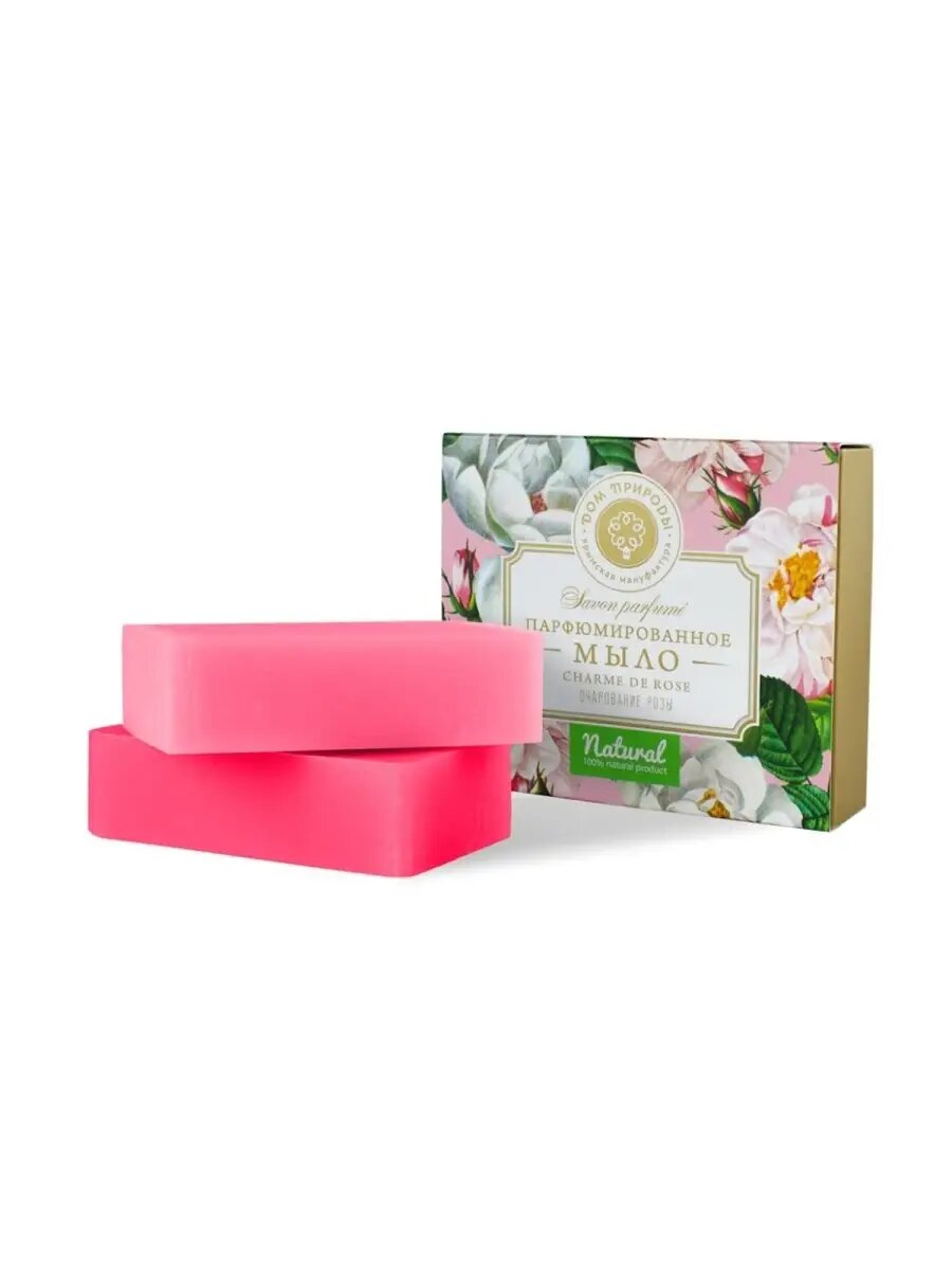 Набор парфюмированного натурального мыла Очарование розы
