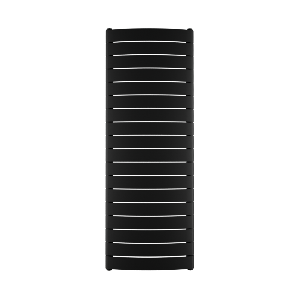 Радиатор биметаллический RIFAR CONVEX V 500 x 18 секций с центральным нижним подключением, цвет антрацит (чёрный)