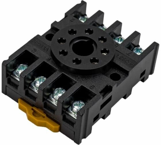 Разъем Р8Ц - цокольный 8-pin TDM на DIN-рейку/плоскость
