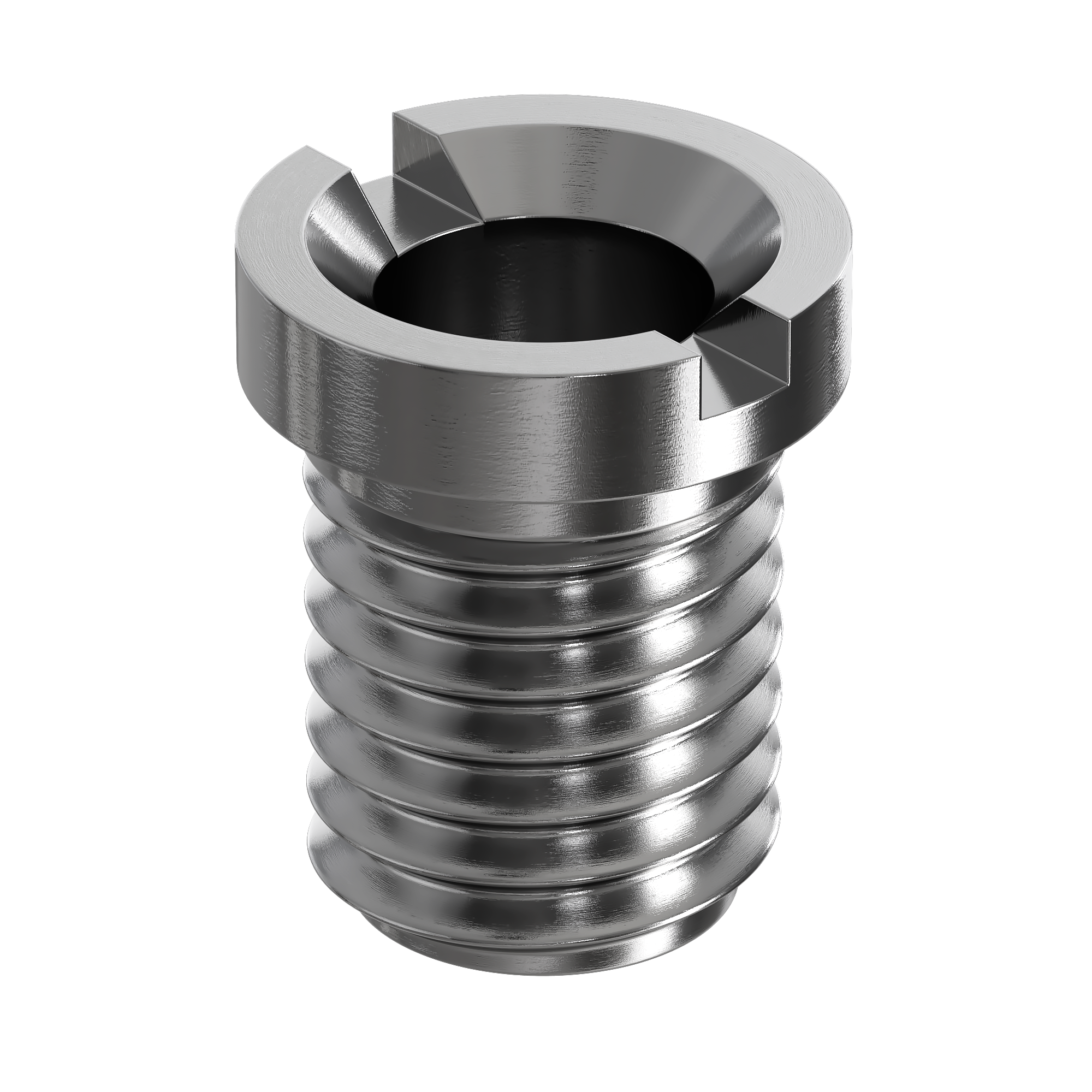 Евроболт и втулка винт для кухонного сифона и для выпуска на раковину из нержавеющей стали 17мм (Серебристый)
