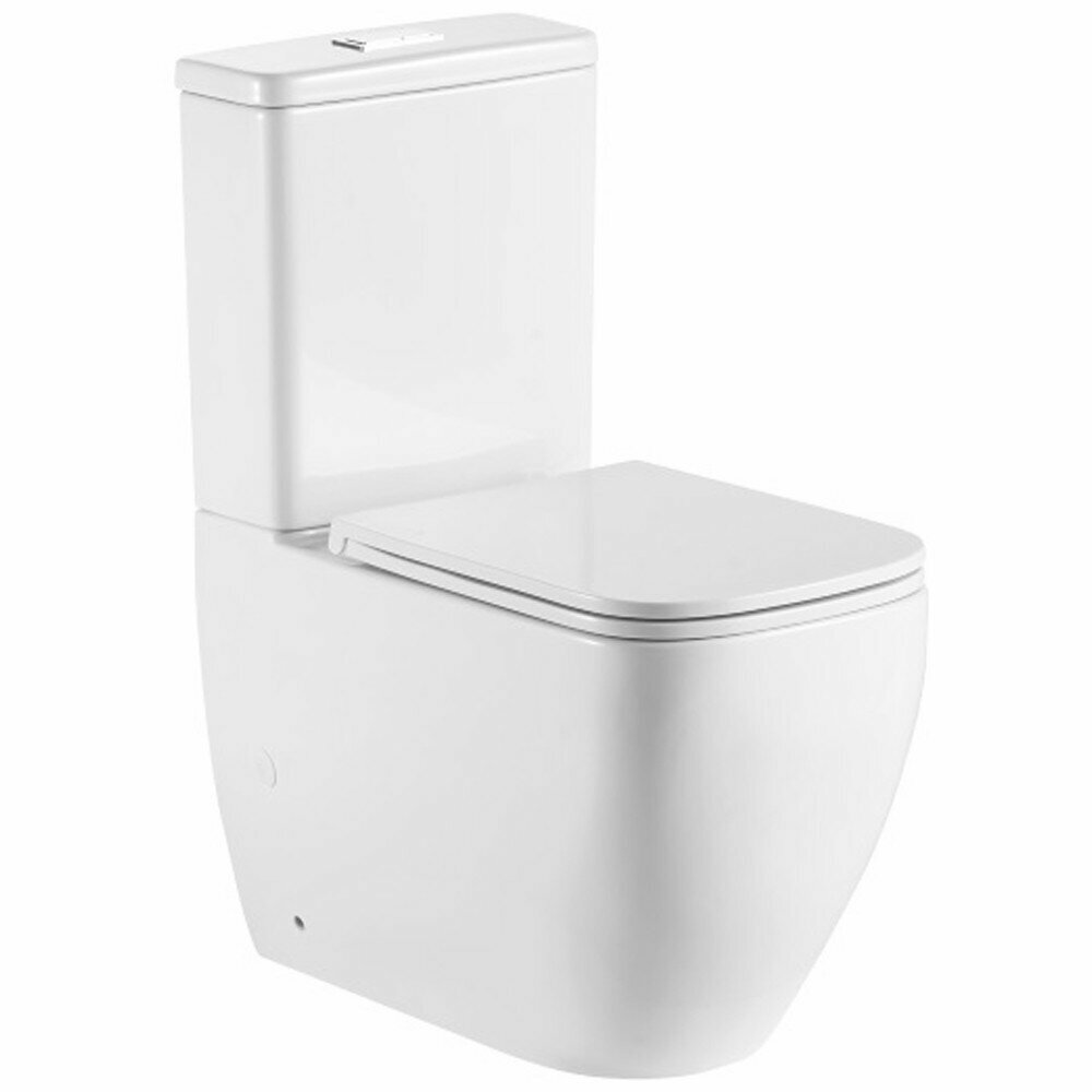 Унитаз BelBagno Luce BB2197CP-TOR/SC+BB2197T безободковый торнадо