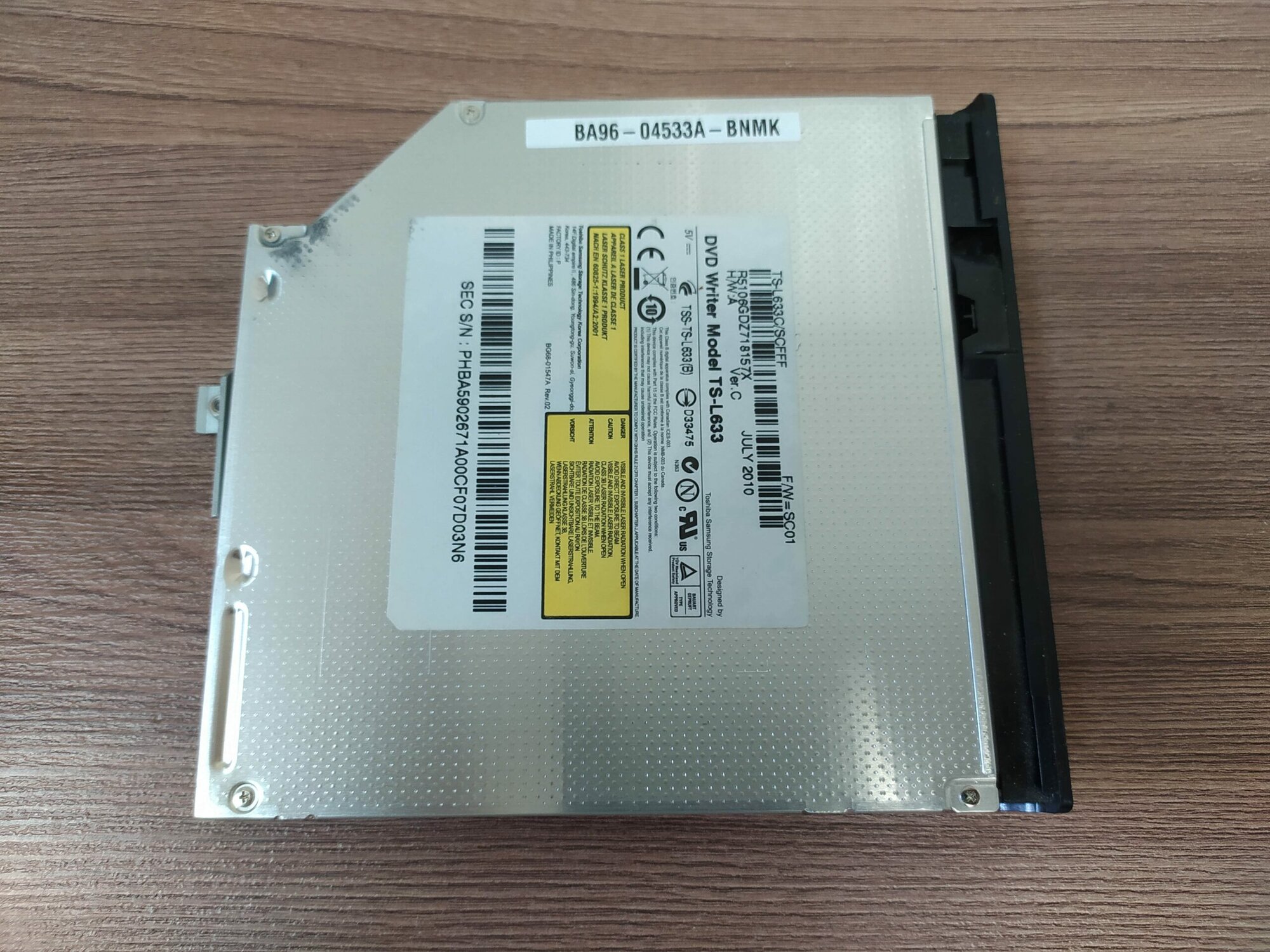 Привод DVD RW для ноутбука Samsung R530