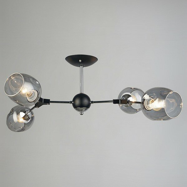 Люстра на штанге Reluce 04210-0.3-04 BK+CR