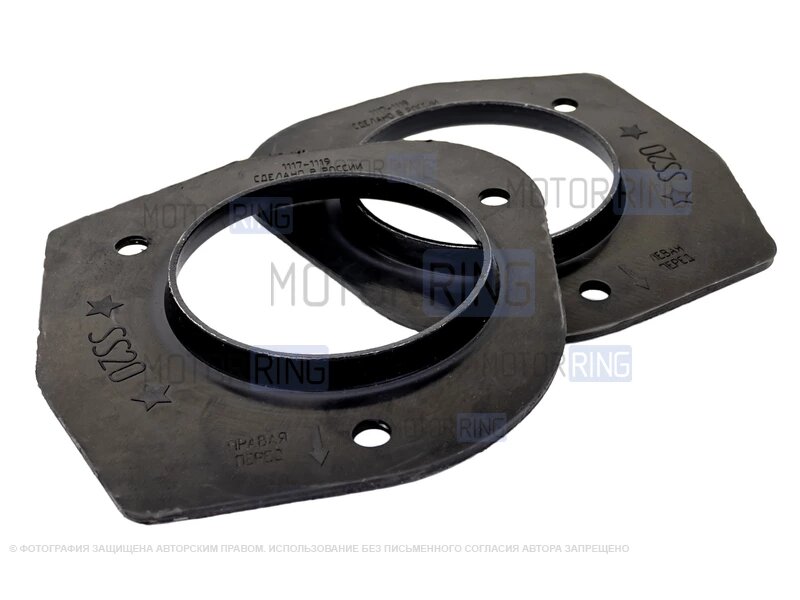 Защитные проставки передней подвески SS20 для усиления кузова Лада Калина, Гранта