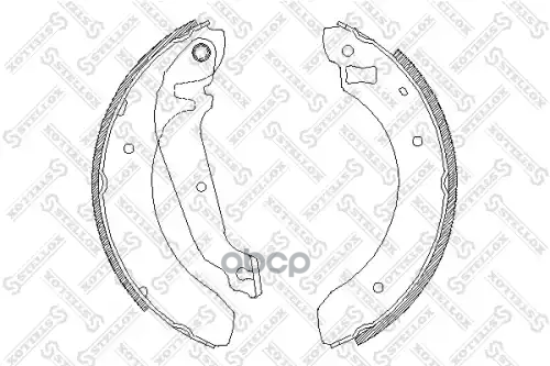 4062.00=376SBS=361302B=FSB176 ! колодки барабанные Ford Sierra 1.8-2.3D 82-93 Stellox арт. 073100SX
