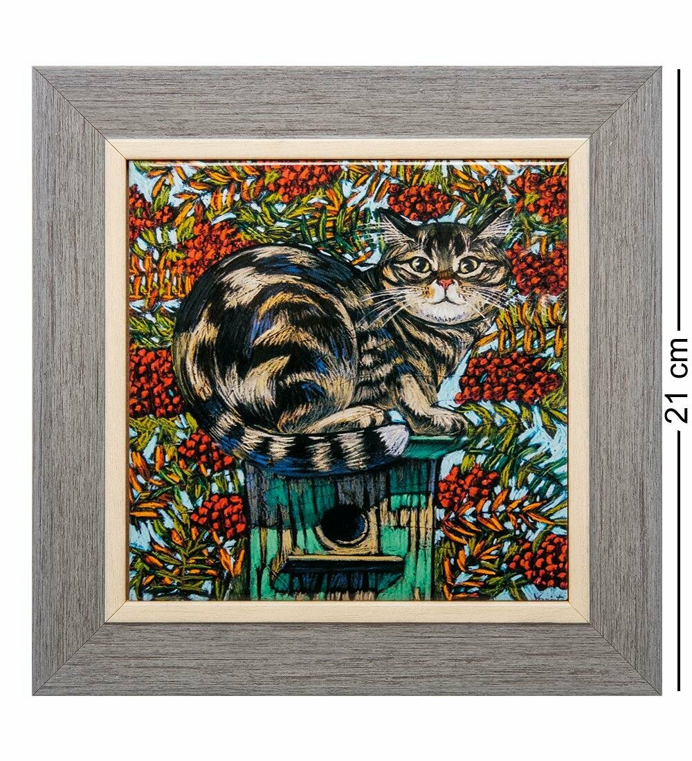 Панно керамическое Жду Вас дома 15х15 A2147949 Artangels, Керамика, пластиковая рамка