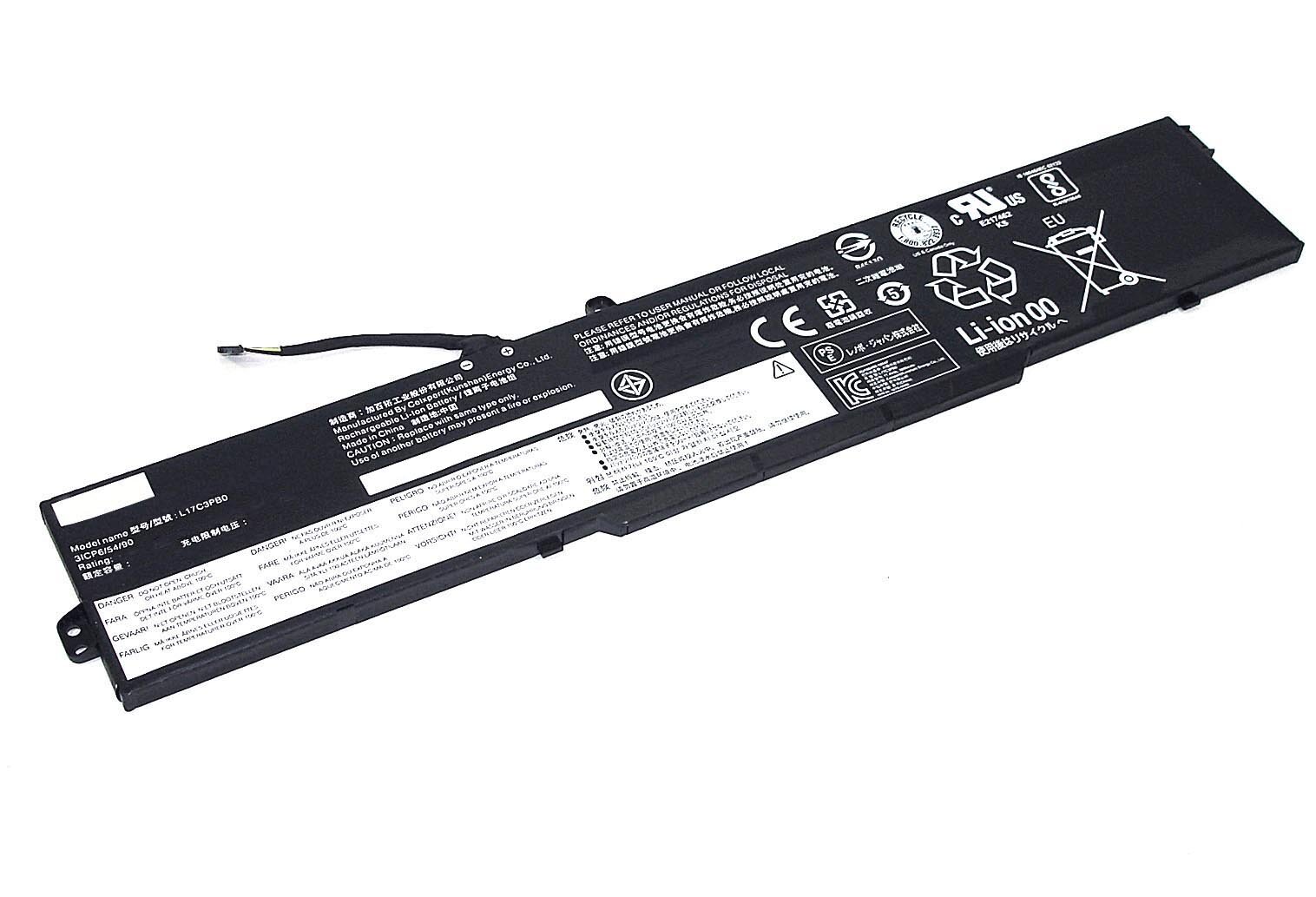 Аккумулятор L17D3PB0 для ноутбука Lenovo IdeaPad 330-15ICH 11.25V 45Wh (4000mAh) черный