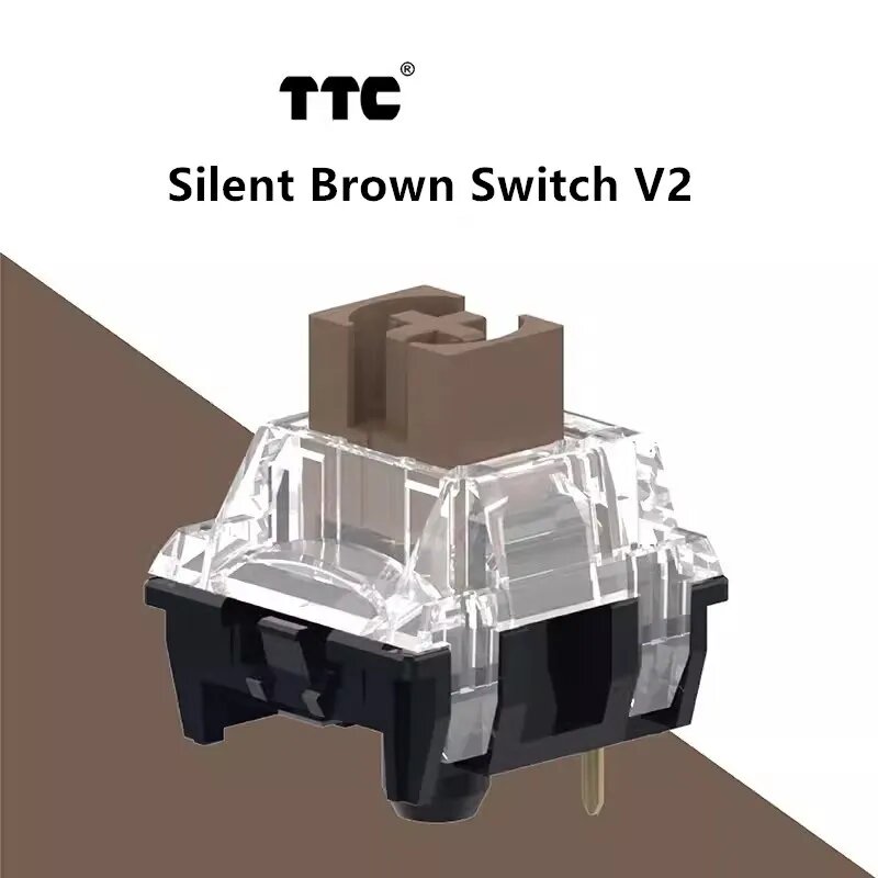 TTC Mute Тактильный Переключатель для Механической Клавиатуры Silent Brown Switch