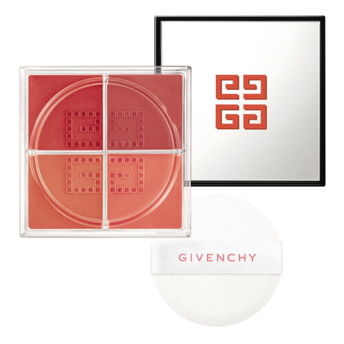 GIVENCHY Prisme Libre Blush Рассыпчатые четырехцветные румяна для лица 6 рубиновая фланель