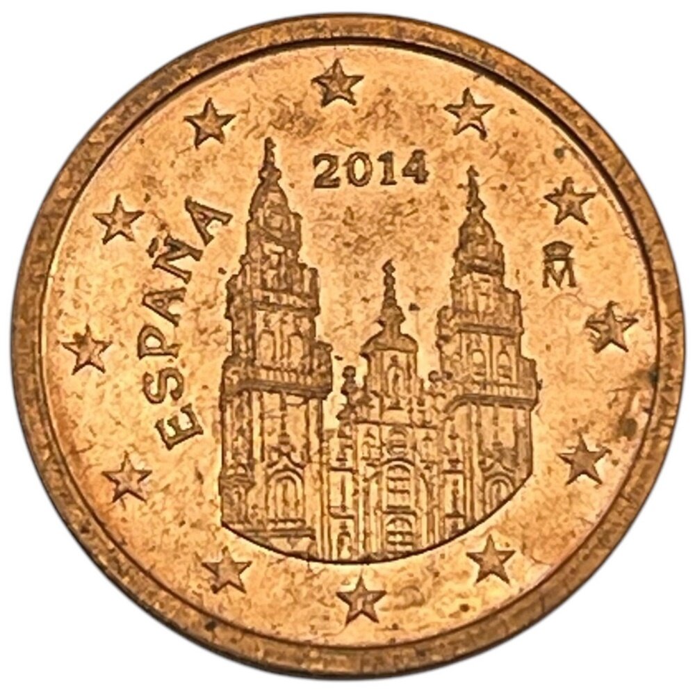 Испания 2 евроцента 2014 г.