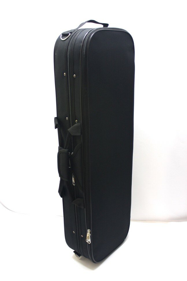 Футляр для скрипки 4/4 BRAHNER VLS-95/BKBN прямоугольный, чёрный, на молнии, с замком
