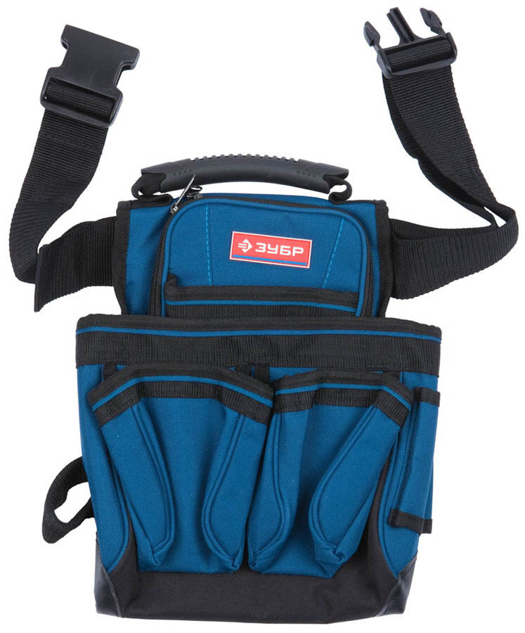 Подсумок поясной ЗУБР 7 карманов, нейлон,