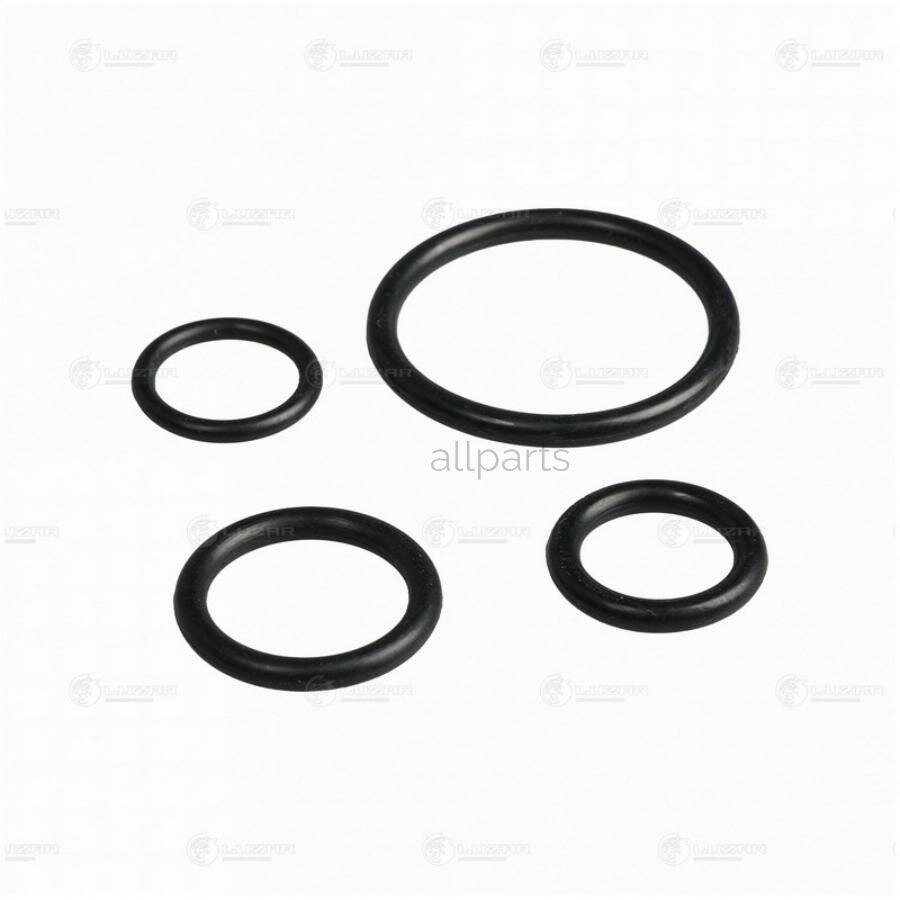 LUZAR LGS 0033 Комплект для подключения компрессора кондиц. для а/м VAG (кольца NBR, 4 шт.) LUZAR LGS 0033