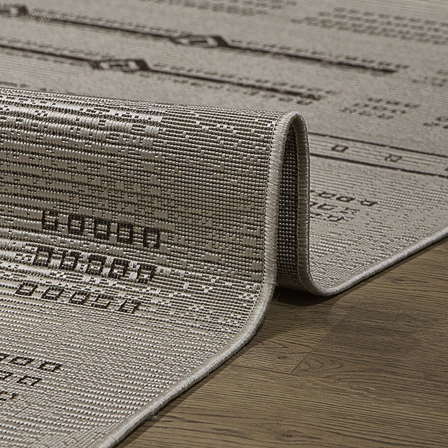 Ковер, Прямой, Серый, Коричневый, Современный, Этнический, на пол, в гостиную, спальню, в ассортименте (120 см. на 170 см.)