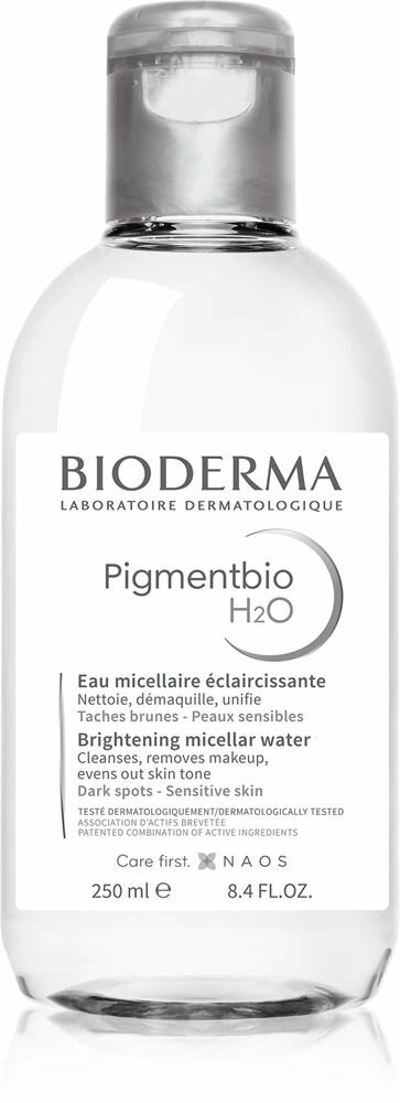 Bioderma Очищающая мицеллярная вода против пигментации для чувствительной кожи Pigmentbio H2O, 250 мл