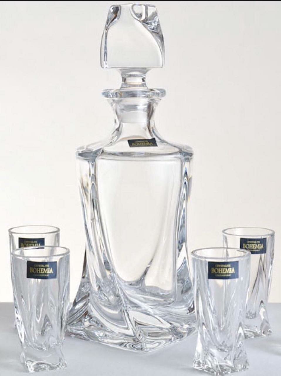 Набор для водки "Квадро" 50 мл на 6 персон 7 предметов