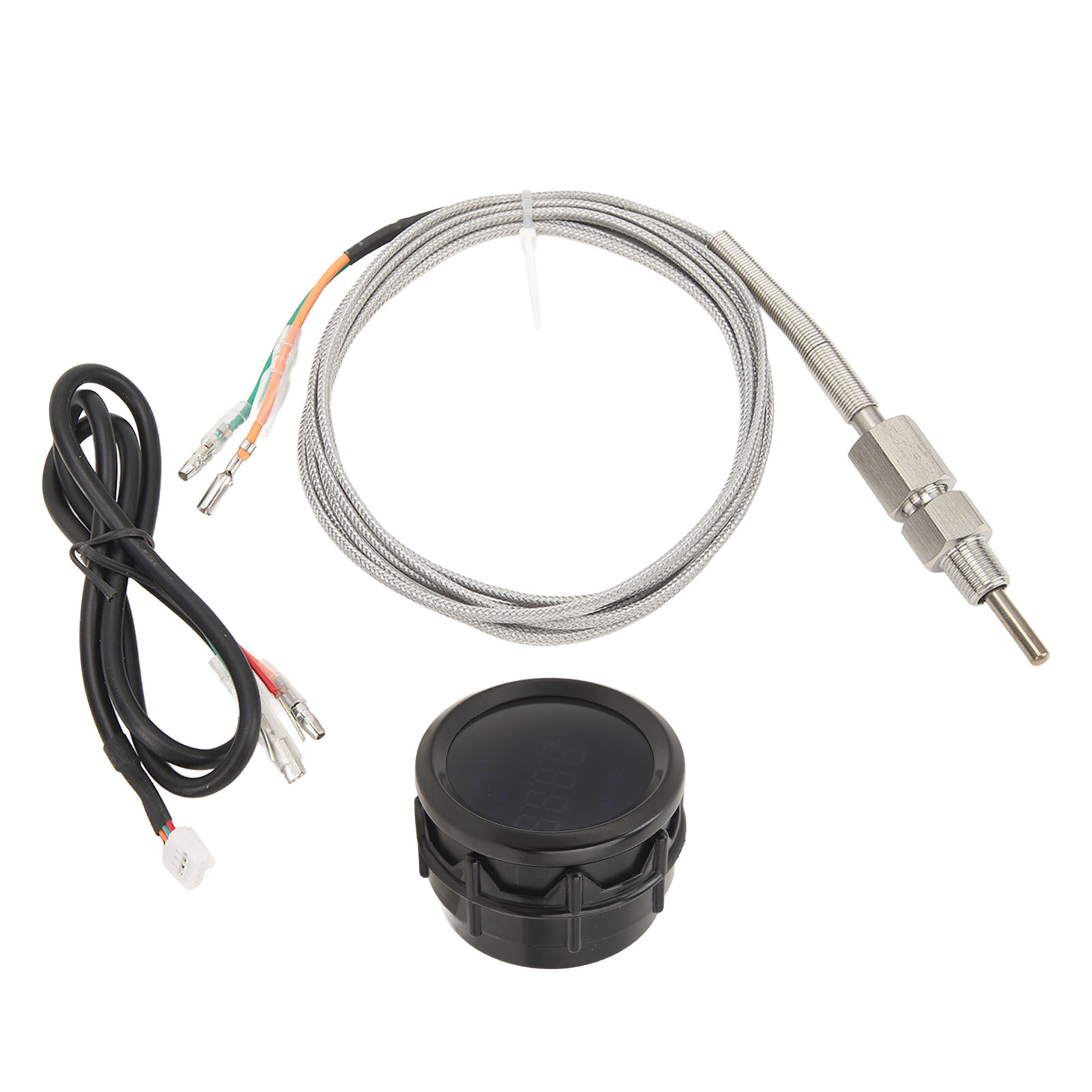 Датчик температуры выхлопных газов 52 мм, высокая точность, универсальный, подходит для 12 В, 200–1300 ℃, цифровой измеритель EGT