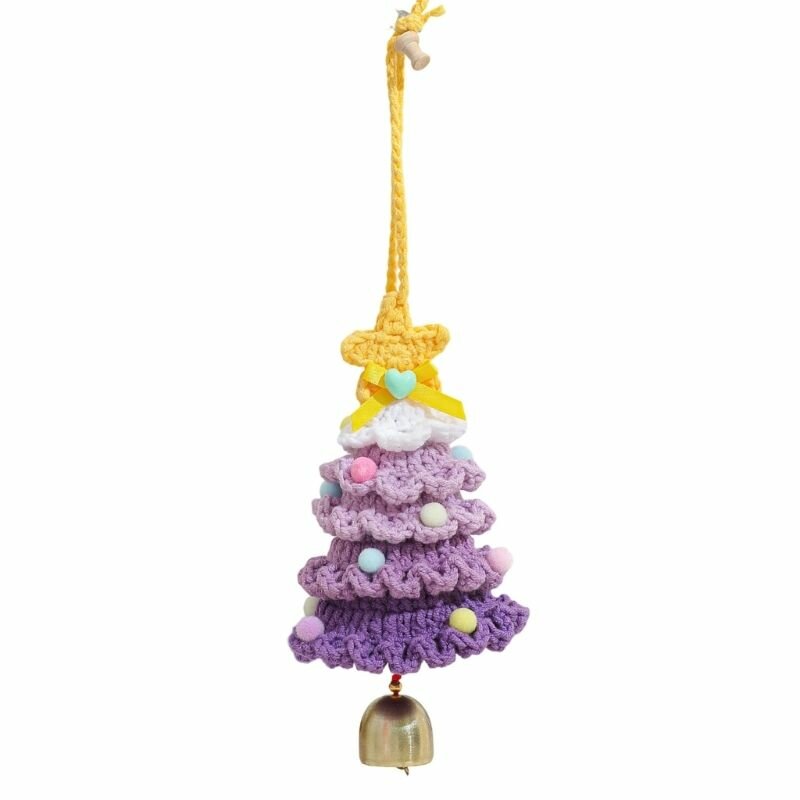 (1 шт.) Вязаная новогодняя игрушка на елку - модель B
