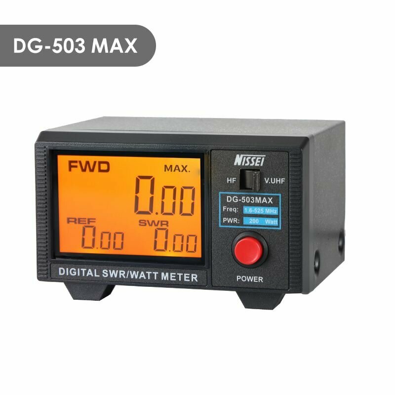NISSEI DG-503 DG-503MAX Большой Цифровой Экранный Прибор Для Измерения Стоячих Волн 1.6-60 125-525 МГц