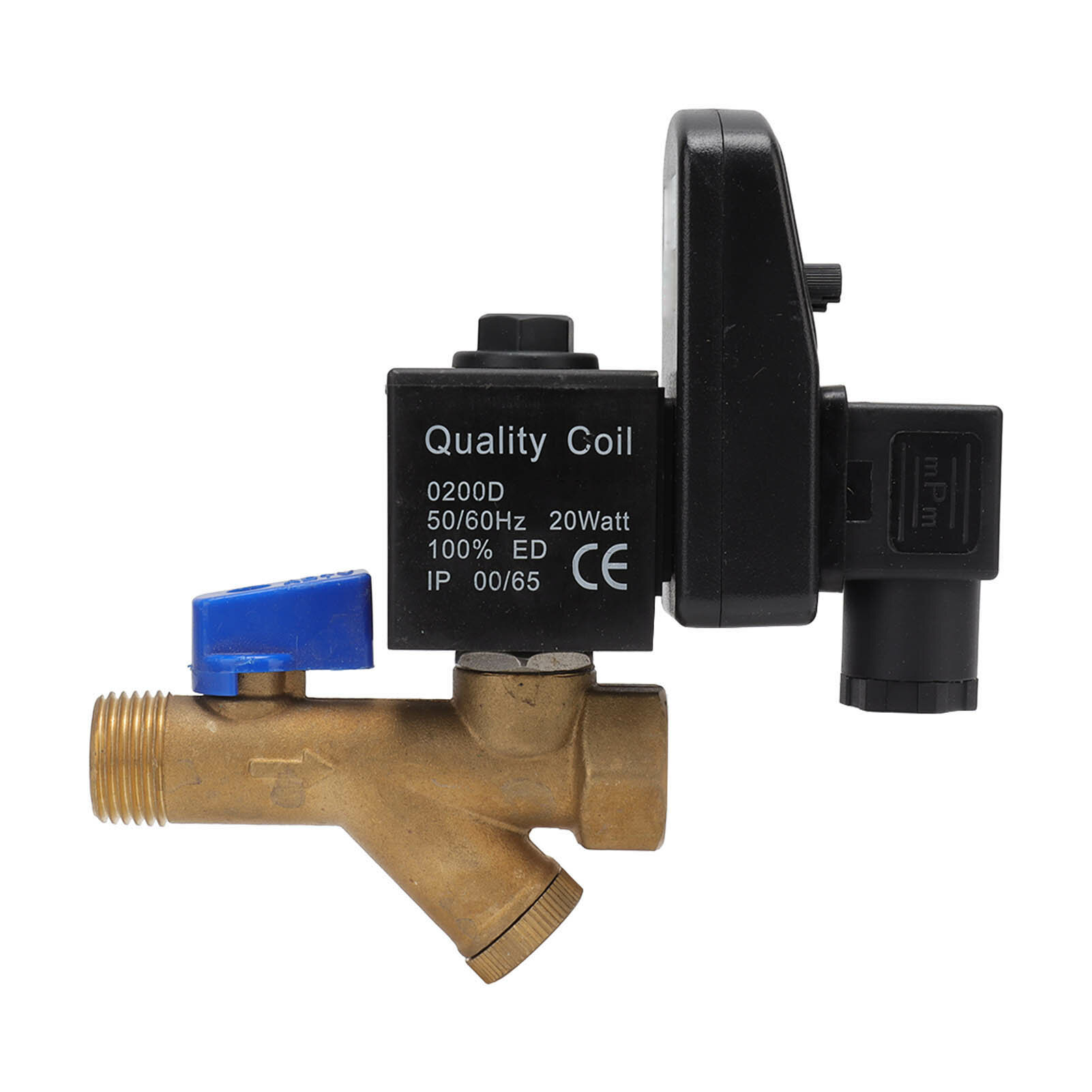 Электронный сливной клапан DN15 G1/2 из латуни, автоматический, бесшумный, для воздушного компрессора, AC230V, рабочее давление 16 бар, прочный