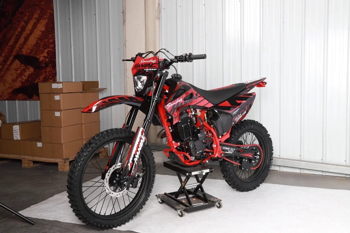 Новый Кроссовый Эндуро Мотоцикл Sanchez maniac CB300f NEW 2025 , Без ПТС,21/18