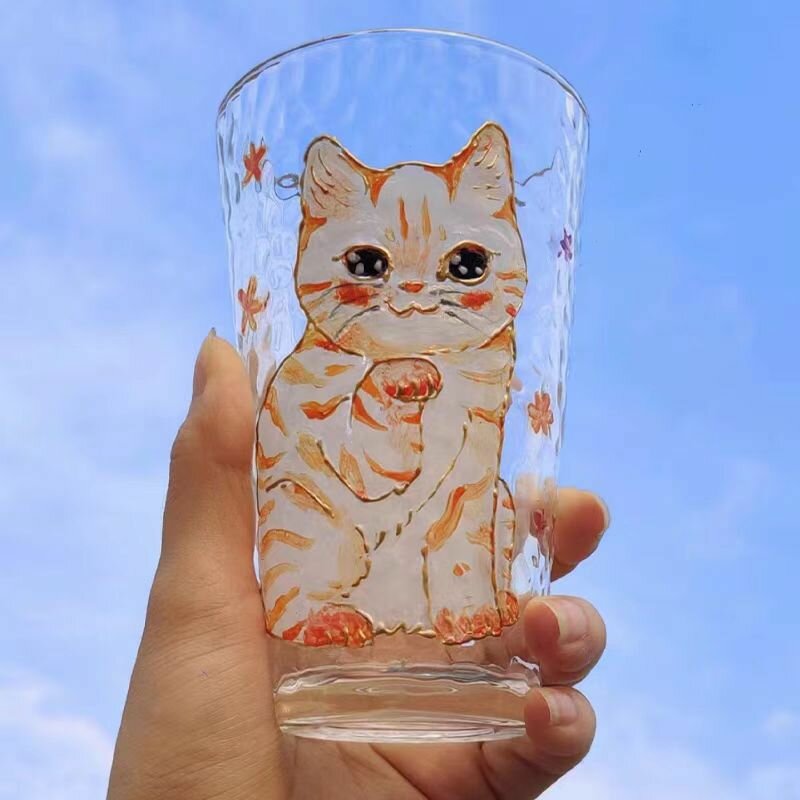 Цветной стеклянный стакан, нерегулярный цветной блок, стакан для воды, стакан для холодных напитков, стакан для сока, летний домашний радужный стакан для питья