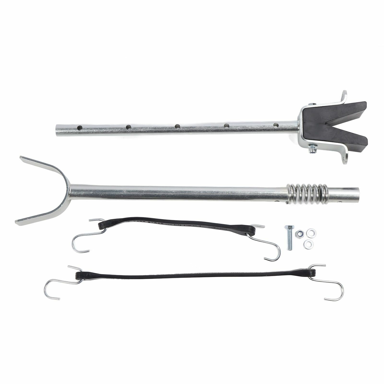 Лодка Транец Защитник с пружиной 20.28 до 28.94 дюймов Регулируемый безопасный ролик двигателя прицепа крепления подвесного мотора опора для лодочного прицепа