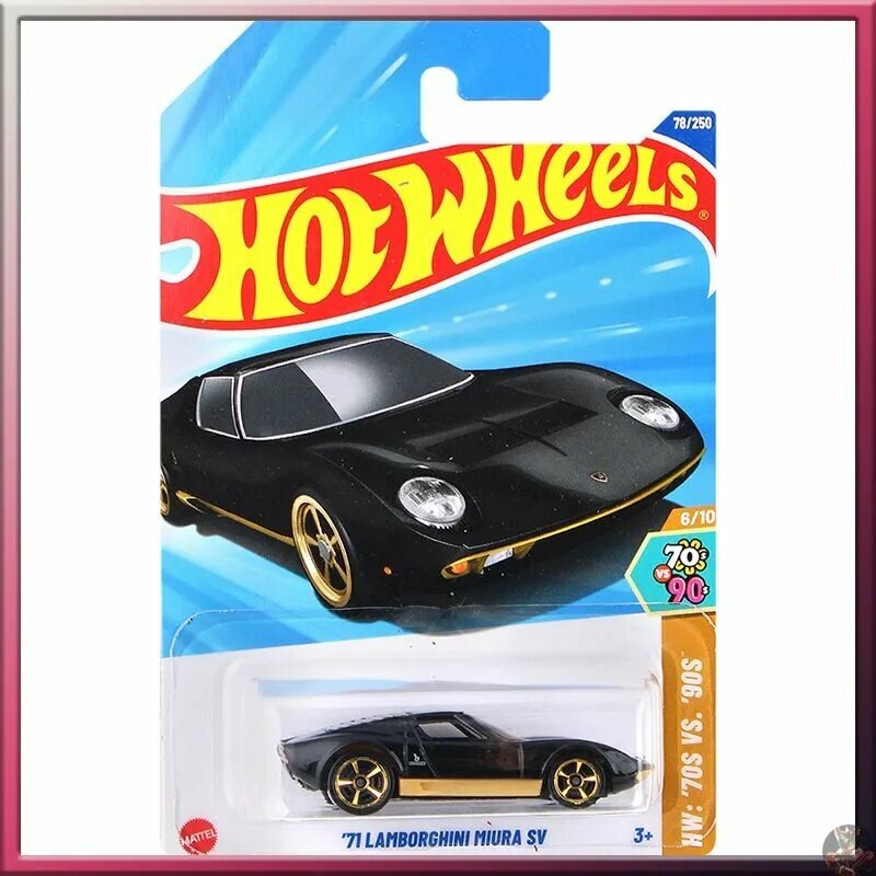 Машинка 2025 C4982 1971 Lamborghini Miura SV (Black)
