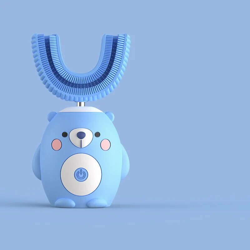 Детская электрическая зубная щетка U-образная Sonic Bear 2 to 6 ages