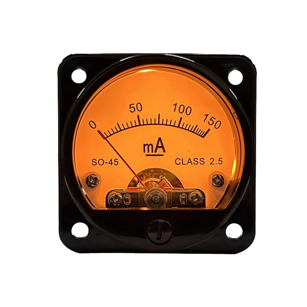 Аналоговый измеритель тока 45 мм для ламповых усилителей