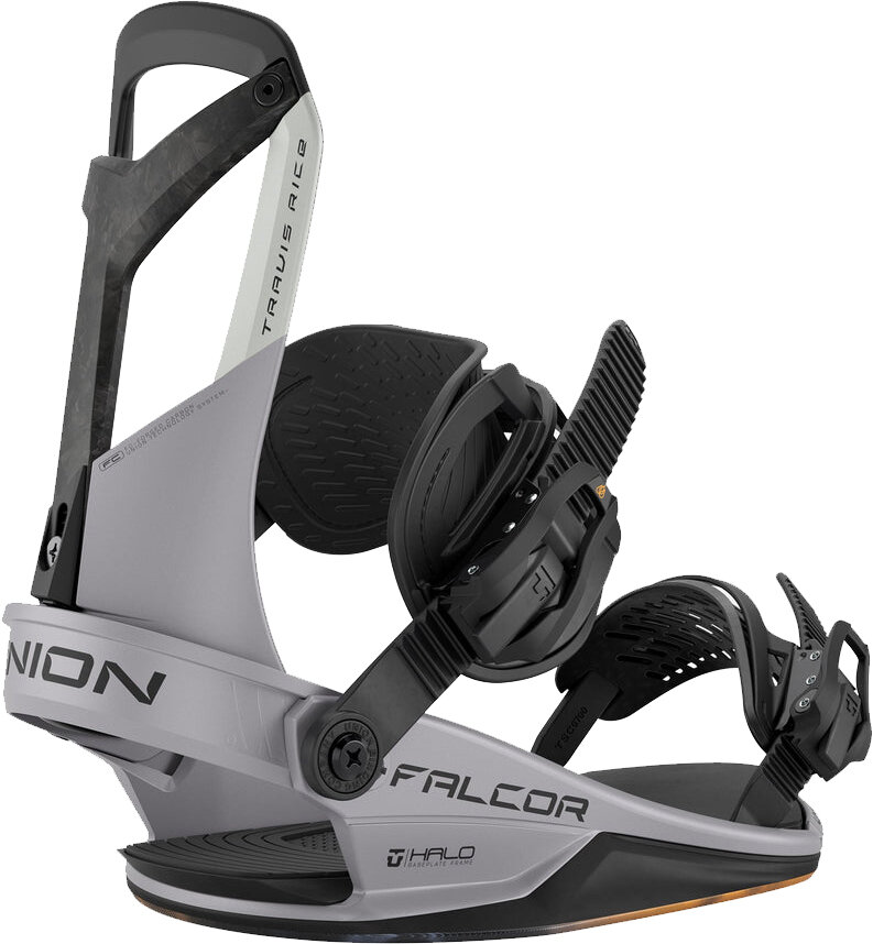 Крепления сноубордические мужские UNION FALCOR (25/26) Fossil Grey/серый, L