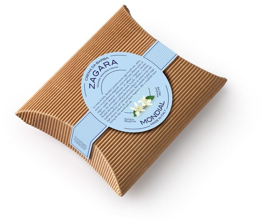 Крем для бритья Mondial "ZAGARA" с ароматом флёрдоранжа, рефил, 125 мл