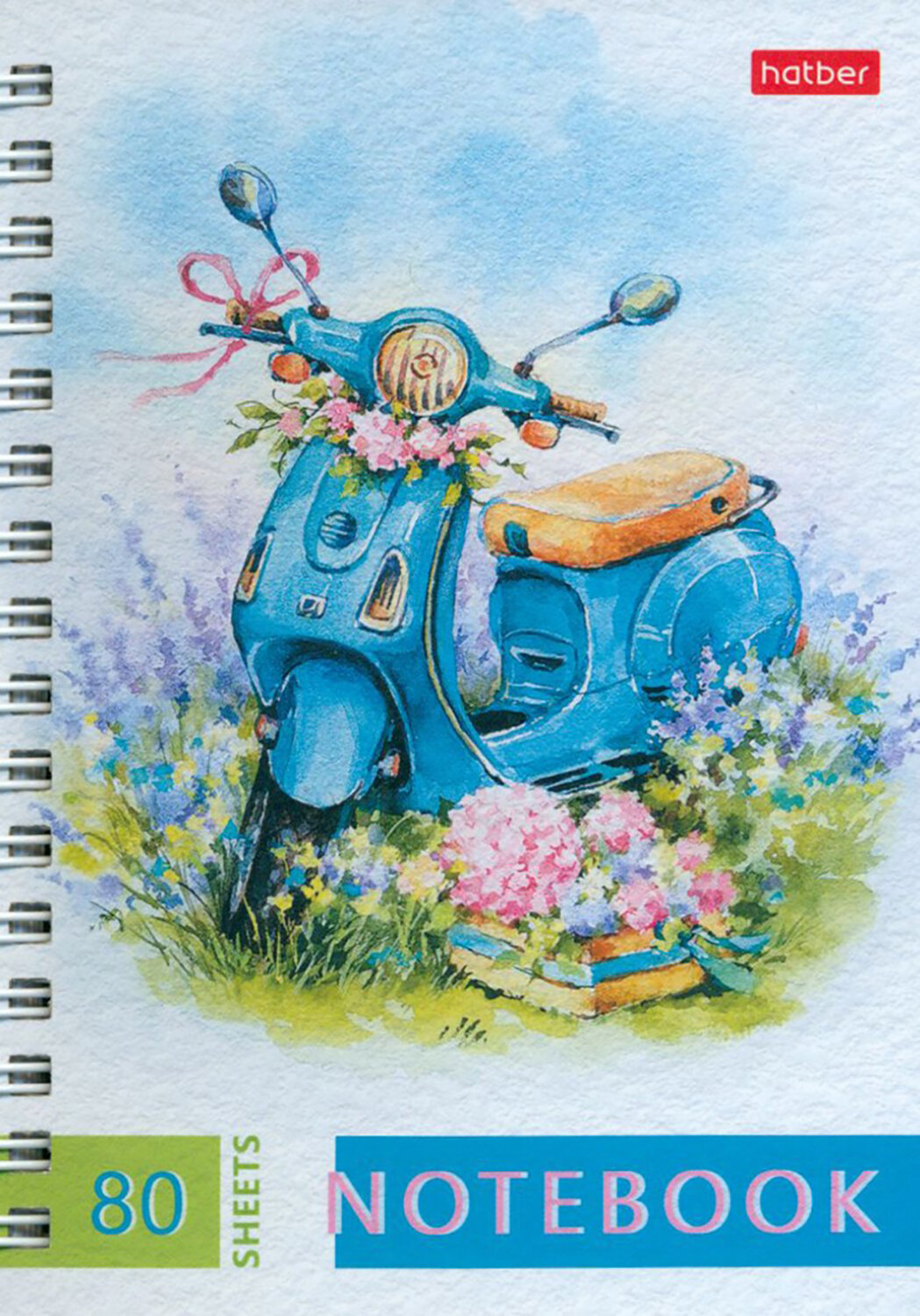 Записная книжка-перевертыш Навстречу лету, А6, 80 листов