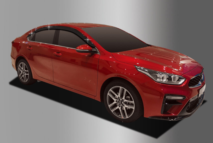 Kia Cerato 4 дефлекторы на боковые окна