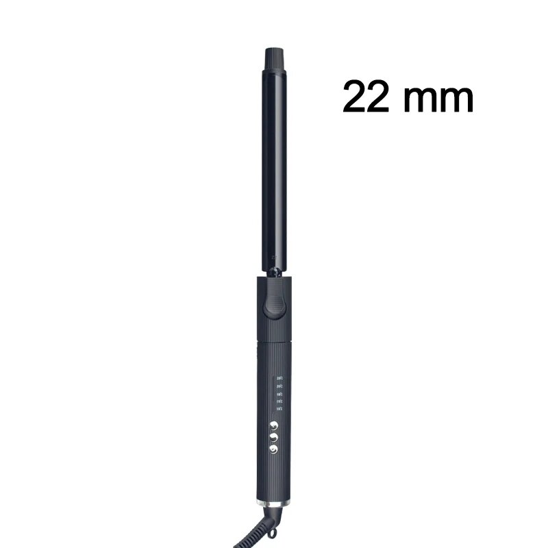 Щипцы для завивки волос 22mm, черные, Plug Type: UK