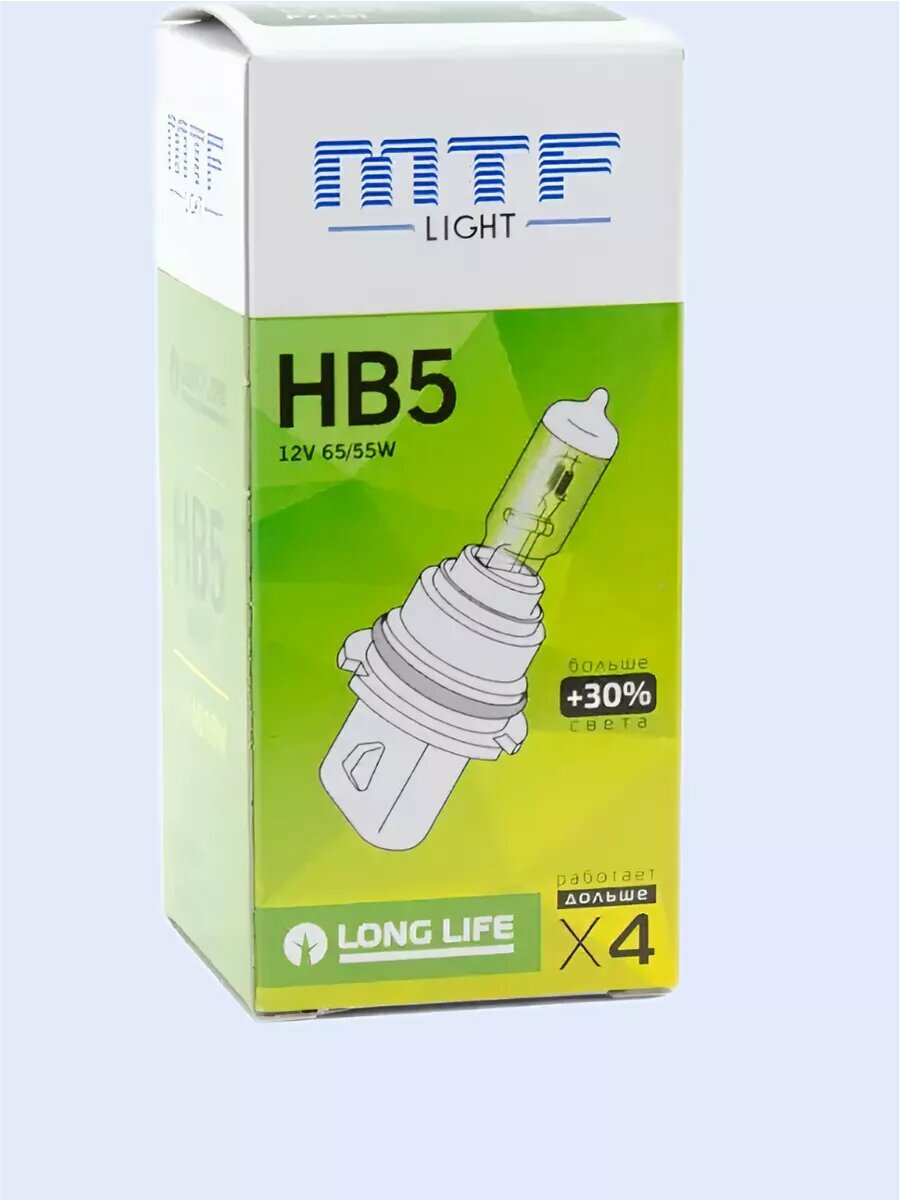 Галогенная лампа MTF HB5 (9007) 12V 65/55W - Standard +30%